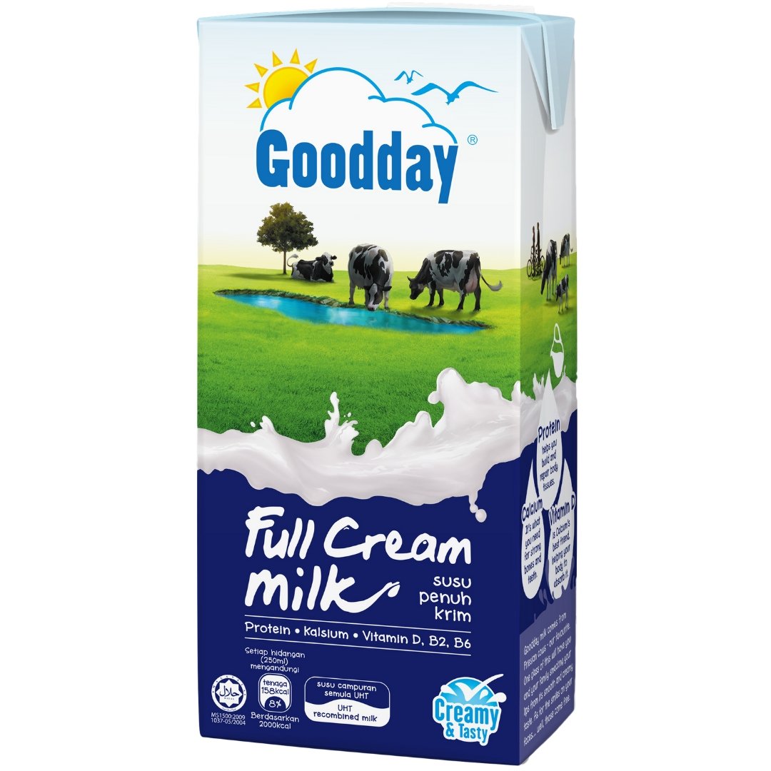 GOODDAY UHT Full Cream Milk Pack 1L – OFFICEMAJU